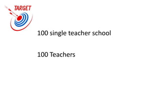 Single teacher school presentation | PPT