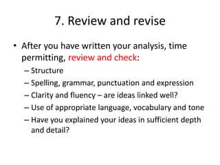 Single text article analysis how to | PDF