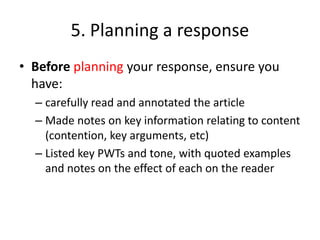 Single text article analysis how to | PDF