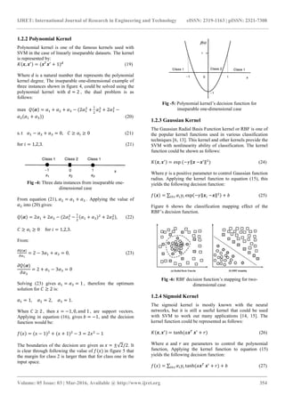 Single to multiple kernel learning with four popular svm kernels (survey) | PDF