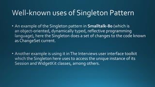 Singleton Pattern | PPTX