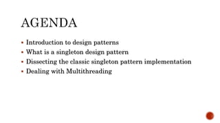 Singleton design pattern | PPT