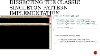 Singleton design pattern | PPT