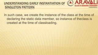 Singleton design pattern | PPTX