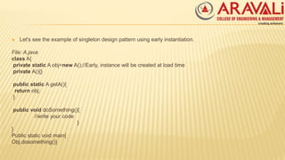 Singleton design pattern | PPTX