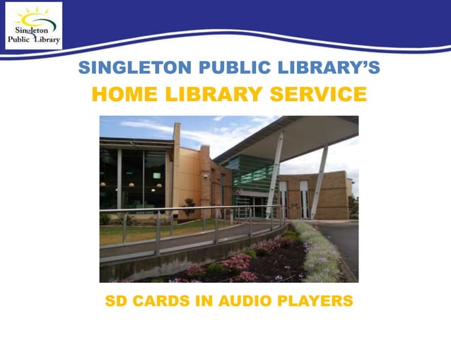 Singleton Public Library's Home Library Service | PPTX | Tablets and E ...