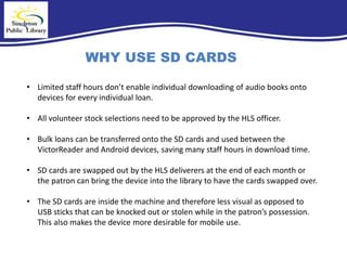 Singleton Public Library's Home Library Service | PPTX | Tablets and E ...