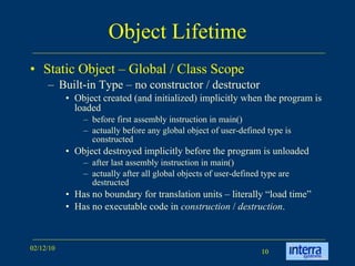 Singleton Object Management | PPT