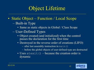 Singleton Object Management | PPT