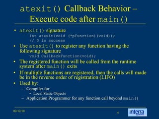 Singleton Object Management | PPT