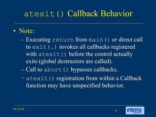 Singleton Object Management | PPT