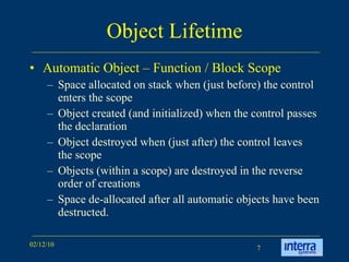 Singleton Object Management | PPT