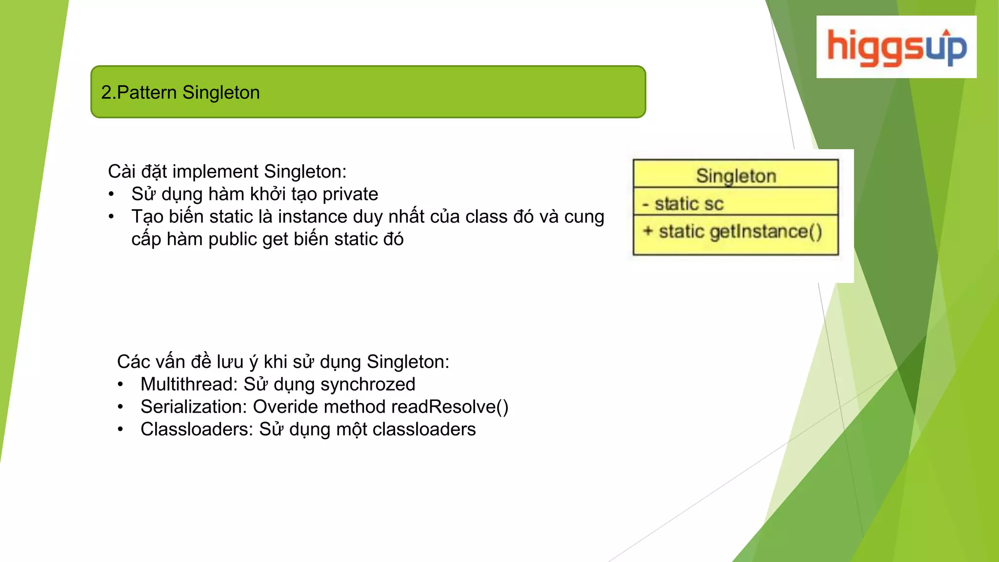 Singleton and Prototype Pattern | PPTX
