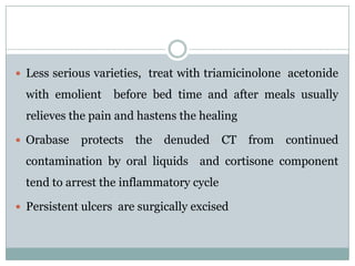 SINGLE ULCERS | PPTX