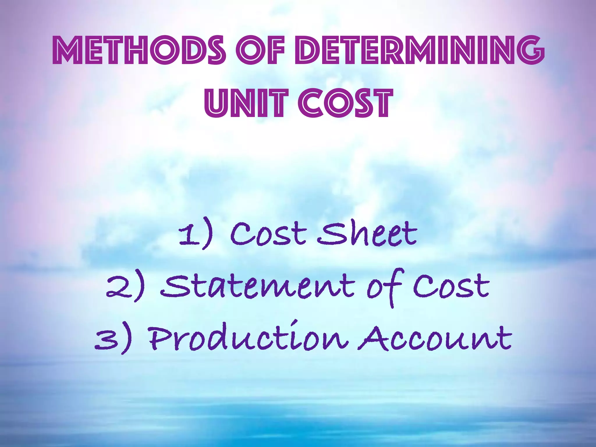Single:unit costing by Dr Mamata Rathi | PDF