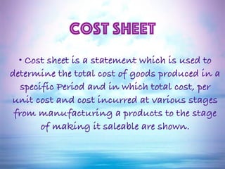 Single:unit costing by Dr Mamata Rathi | PDF