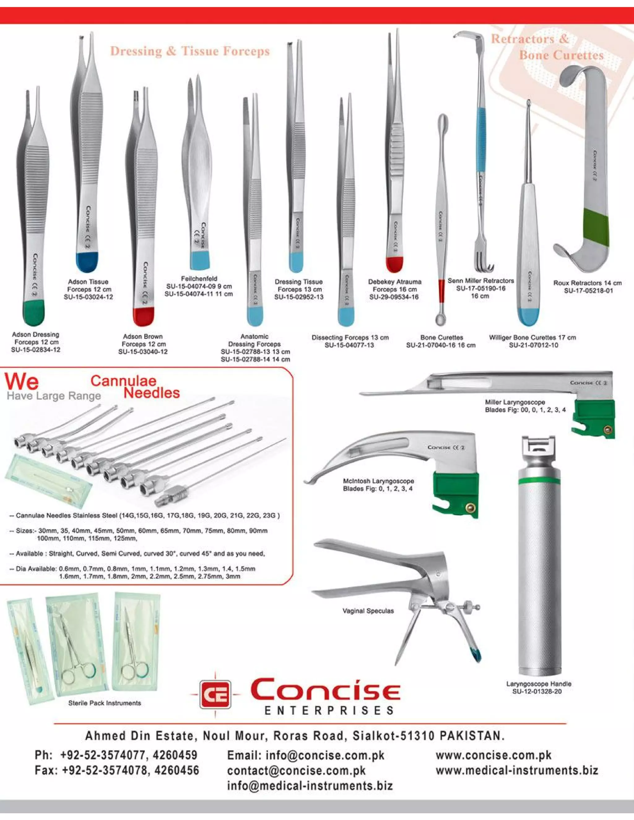 Single use Surgical instruments, Disposable surgical instruments | PDF