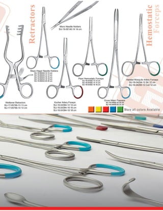 Single use Surgical instruments, Disposable surgical instruments | PDF