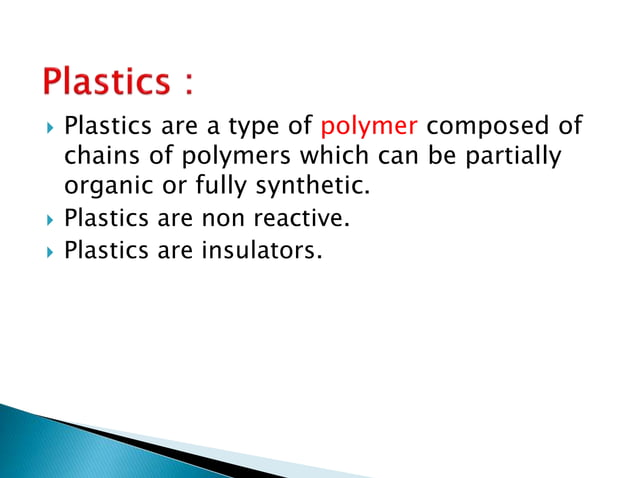 single used plastic.pptx | Chemistry | Science