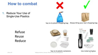 Single-use plastic: how to combat? | PPTX
