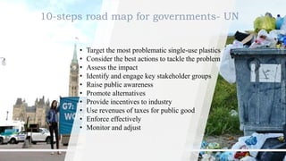 Single use plastic presentation | PPTX