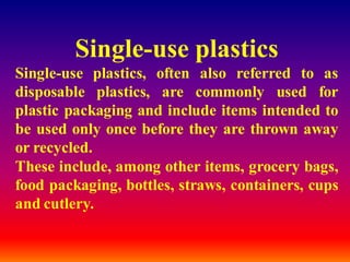 Single use plastics in agriculture | PDF