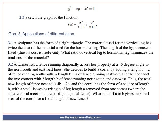 Single Variable Calculus Assignment Help | PPT