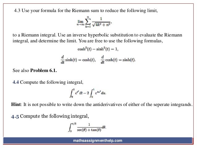 Single Variable Calculus Assignment Help | PPT