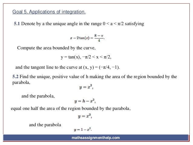Single Variable Calculus Assignment Help | PPT