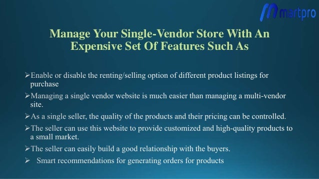 Single vendor rental ecommerce solution | PPT