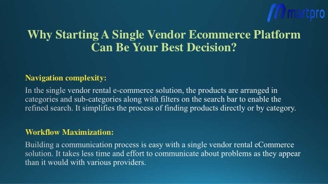 Single vendor rental ecommerce solution | PPT