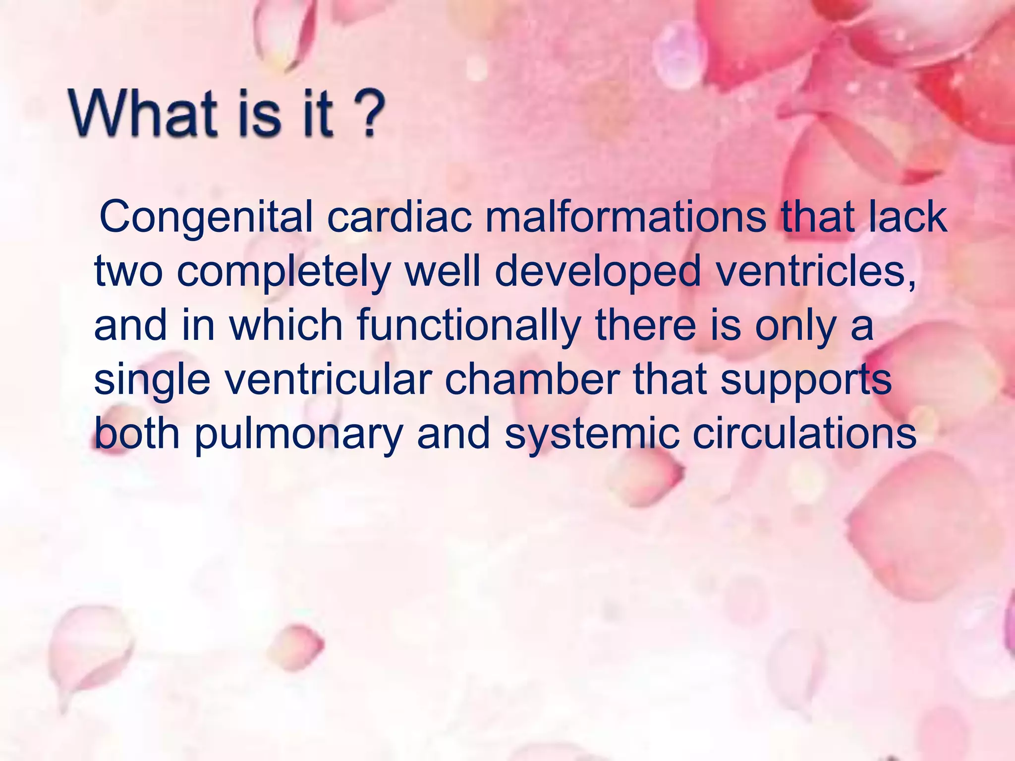 Single ventricle | PPTX