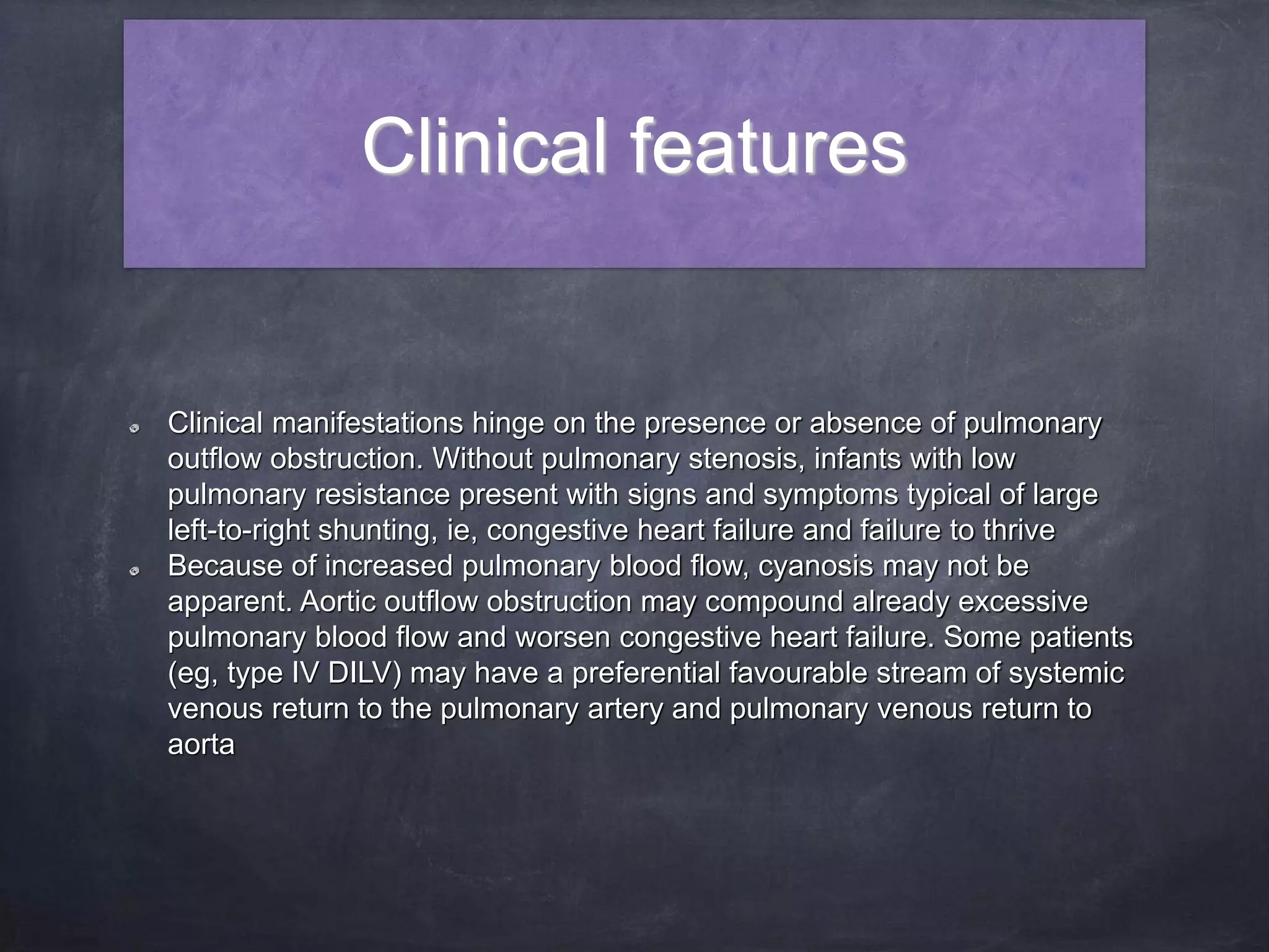 single ventricle physiology | PPT