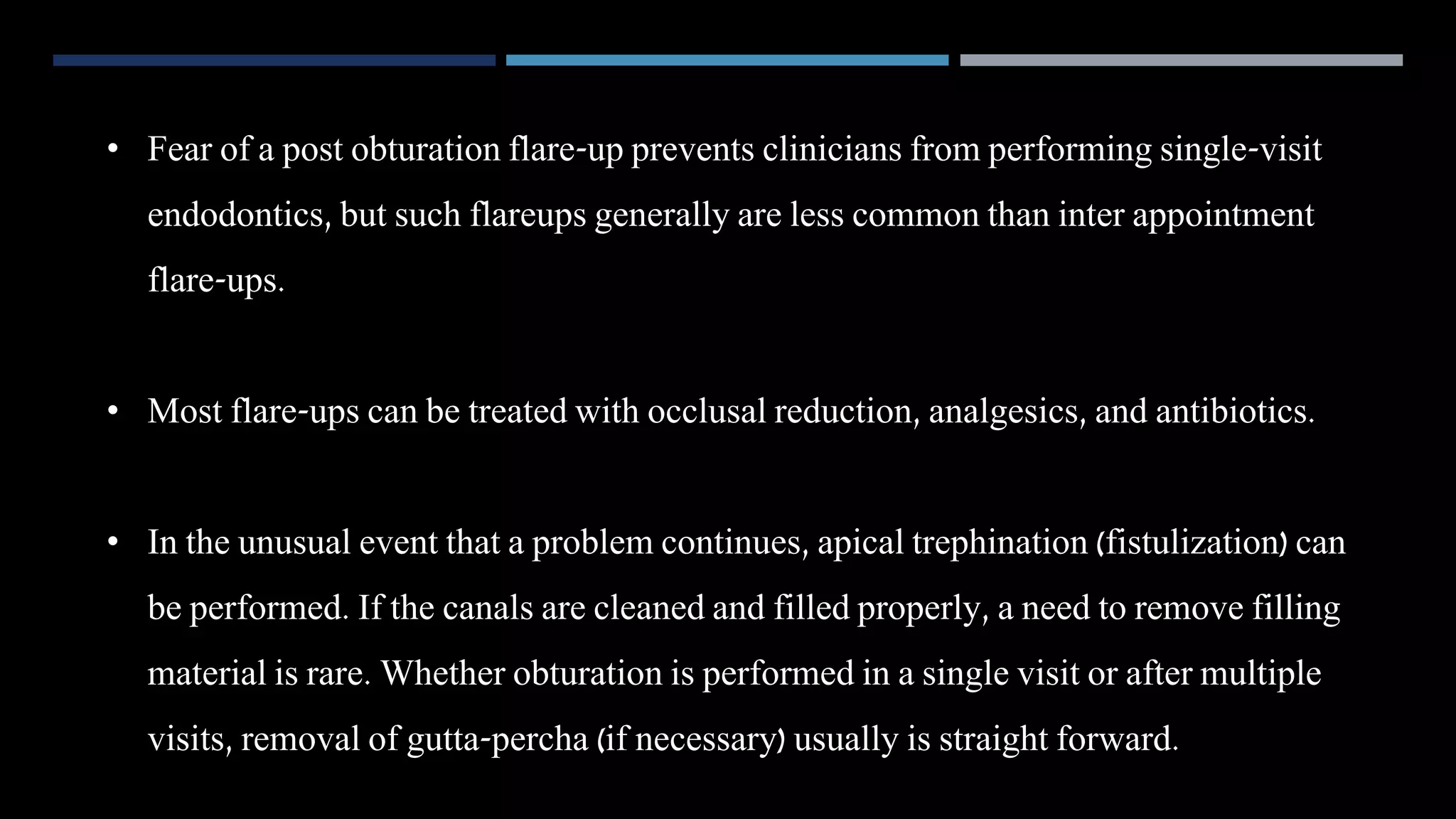 Single visit endodontics | PPTX