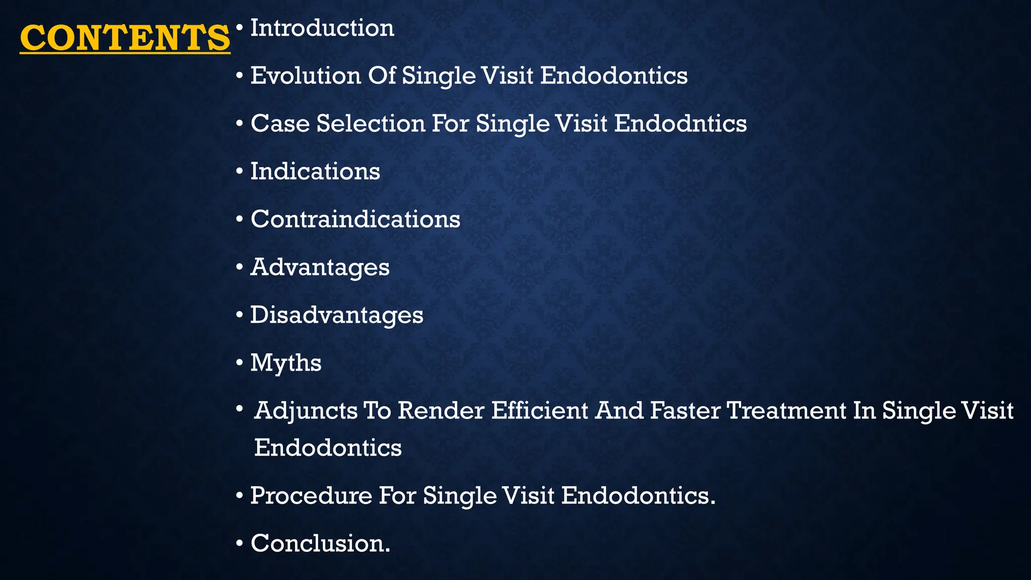 Single Visit vs multiple visit Endodontics.pptx
