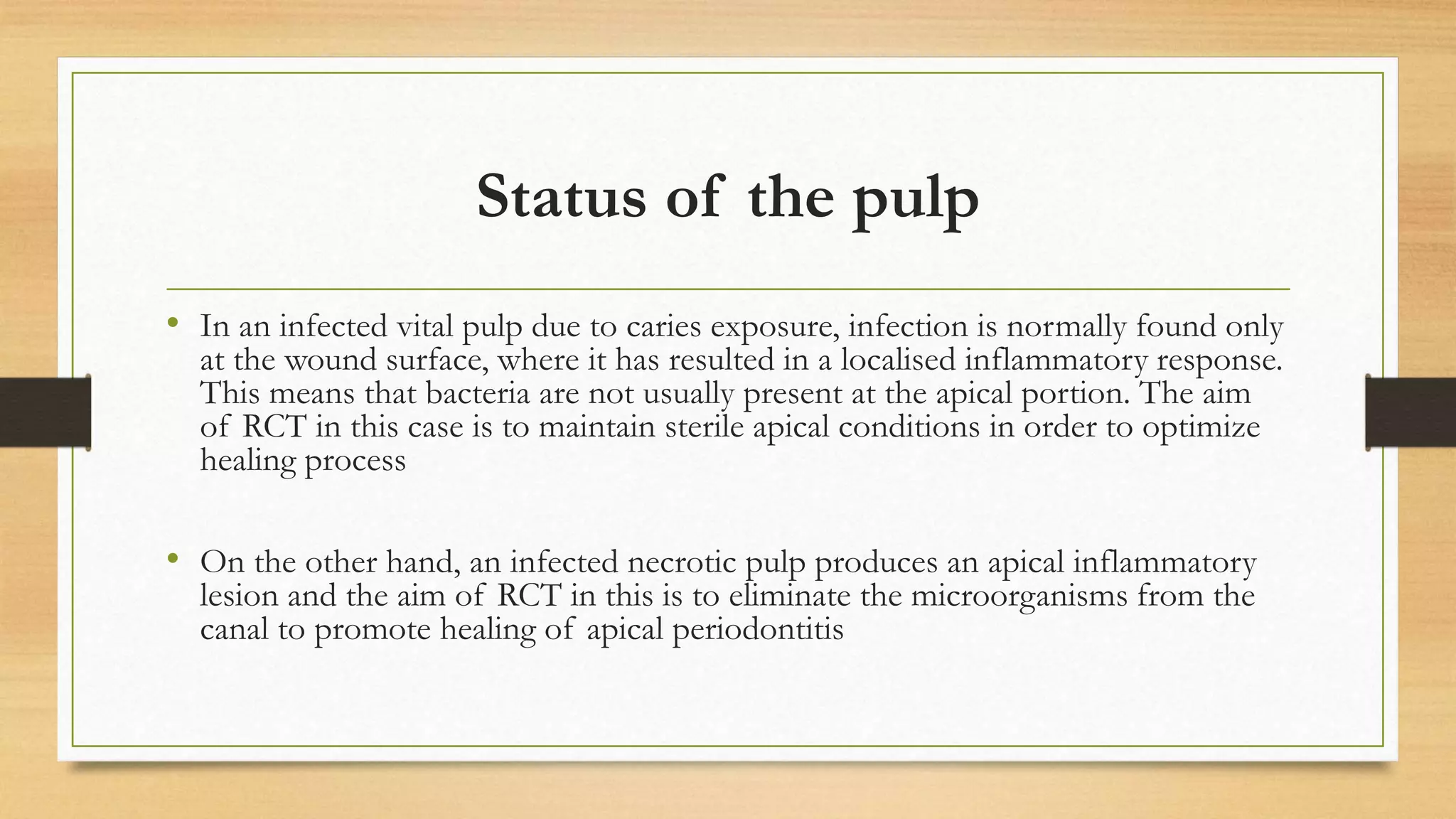 Single vs multiple visit endodontics | PPTX