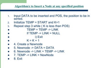 Singly link list | PPT