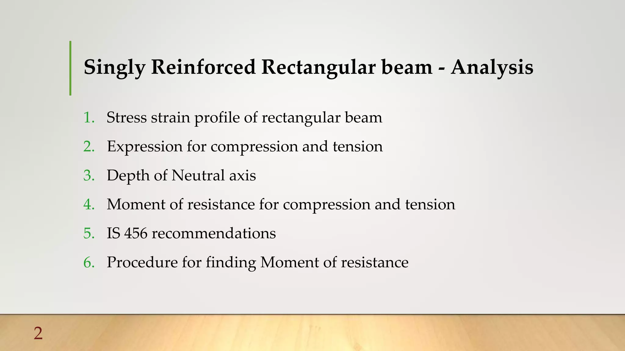 Singly reinforced beam analysis | PPTX