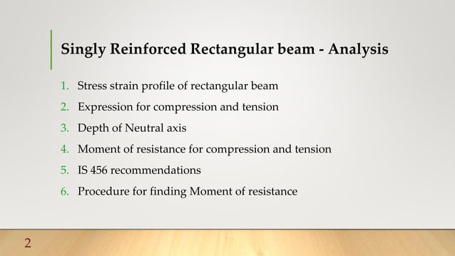 Singly reinforced beam analysis | PPTX