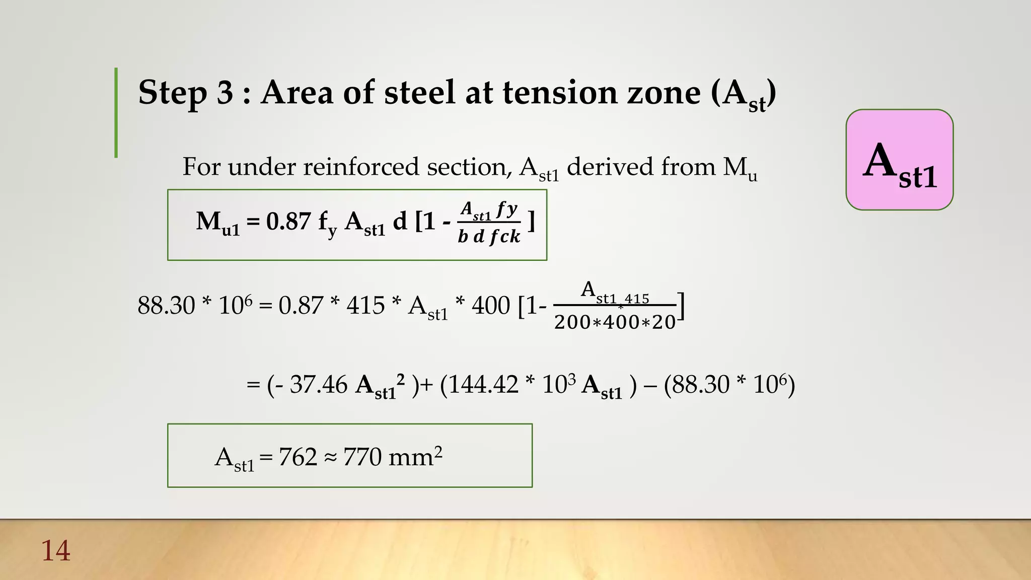 Singly reinforced beam ast - over reinforced | PPTX