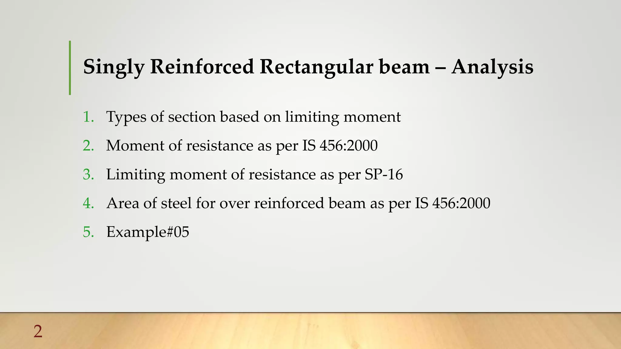 Singly reinforced beam ast - over reinforced | PPTX