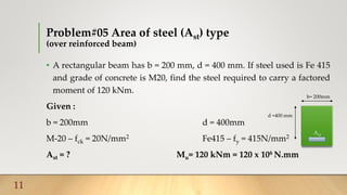 Singly reinforced beam ast - over reinforced | PPTX