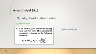 Singly reinforced beam ast type problems | PPTX