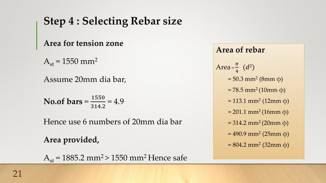 Singly reinforced beam design | PPTX | Civil Engineering Industry ...