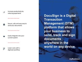 Digitise and complete transactions within minutes - DocuSign Digital ...