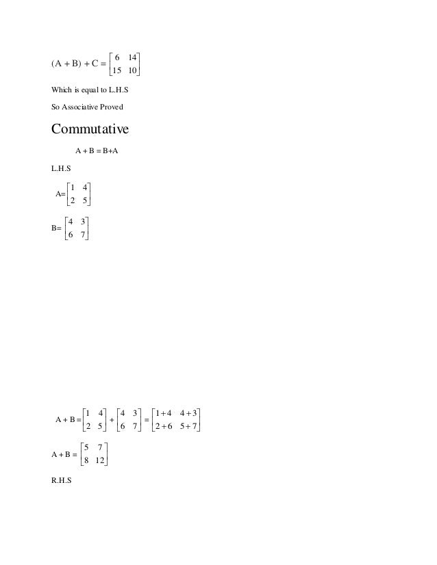 Singular And Non Singular Matrix