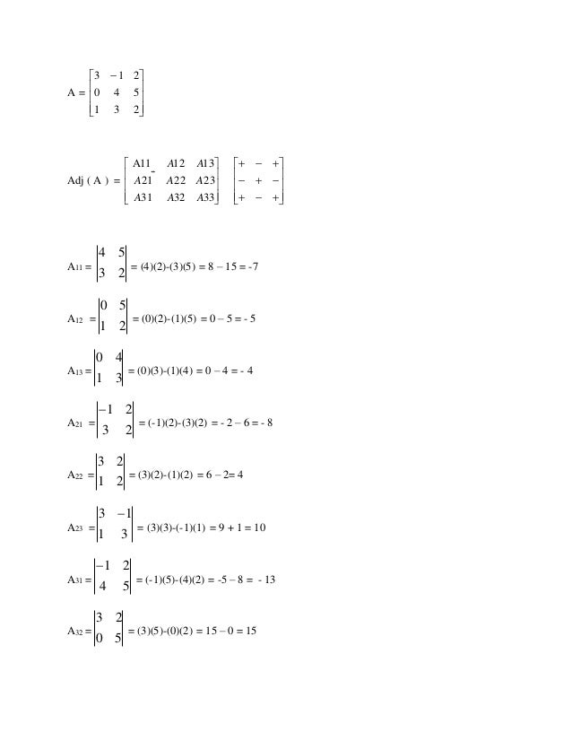 Singular And Non Singular Matrix