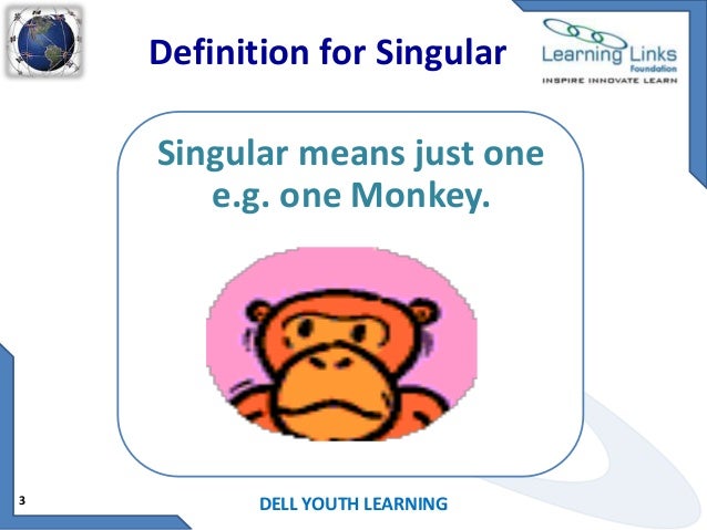 Singular and plural
