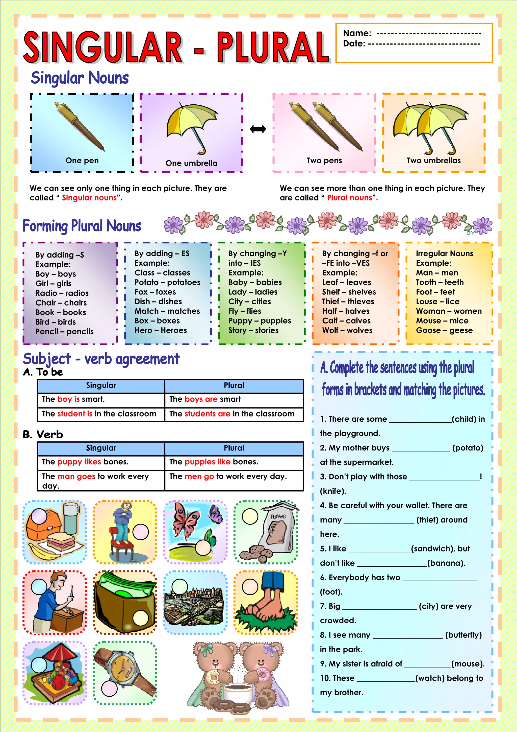 Singular and plural | PDF