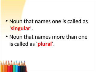 Singular and Plural.ppt single and more that one entry | PPT